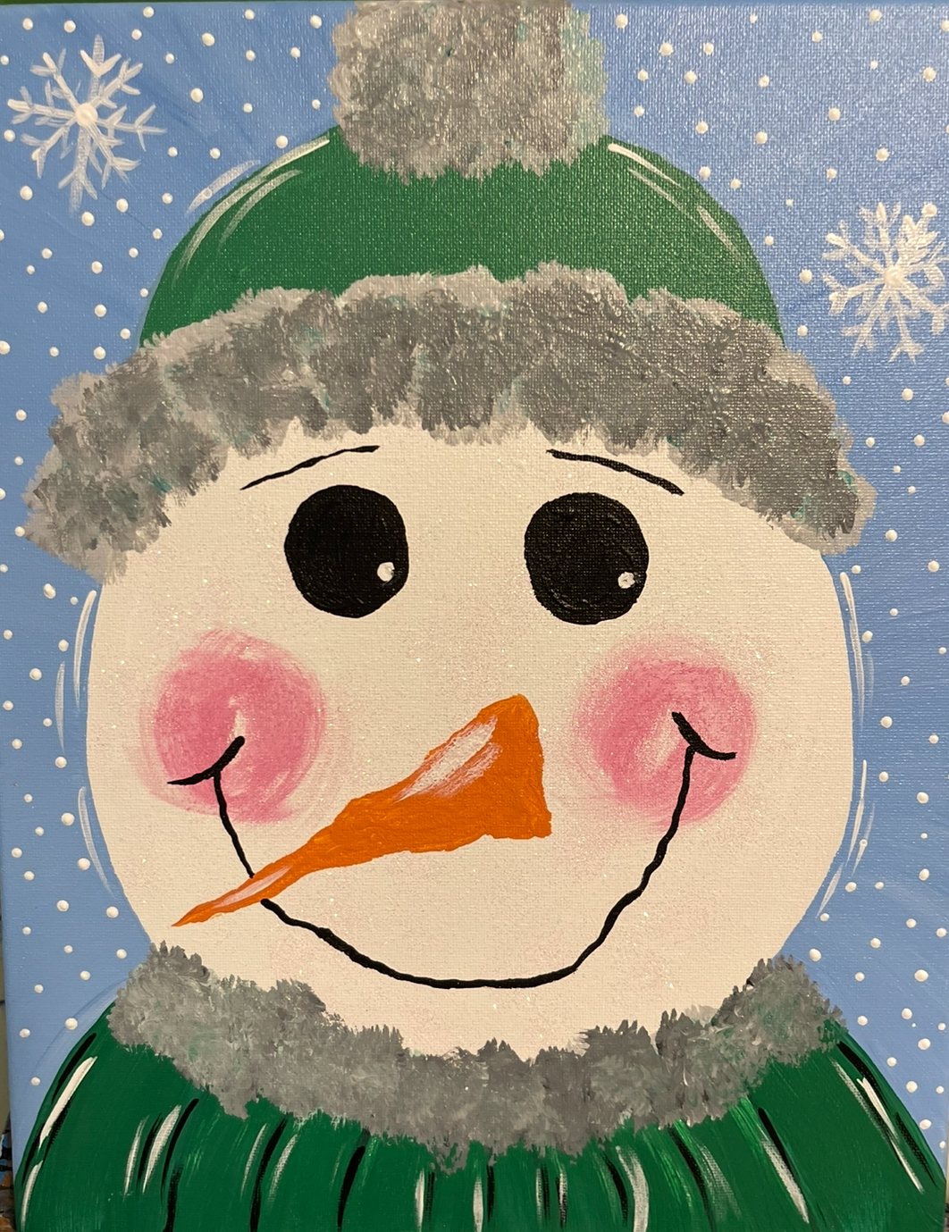 Glittery Snowman- Canvas Painting - Class Registration v3.0 - ISD 252 ...
